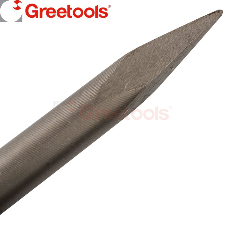Round Shank 25×75mm Moil Point Chisel from China manufacturer - Greet ...